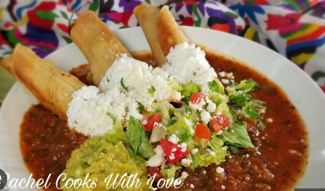 TACOS DORADOS DE CARNE MOLIDA Y PAPA |Beef And Potato Flautas|Homeade ...